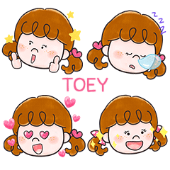 TOEY deedy emoji e – LINE stickers | LINE STORE