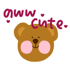 aww cute – สติกเกอร์ LINE | LINE STORE