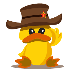 Sheriff Duck – LINE stickers | LINE STORE