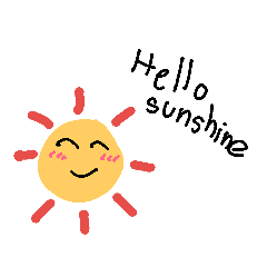 Say hi to the sun – LINE stickers | LINE STORE