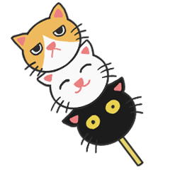 DangoCat(Traditional Chinese) - Stiker LINE | LINE STORE