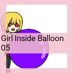 Girl Inside Balloon 05 – LINE stickers | LINE STORE