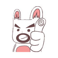 uncle rabbit with a beard – Stickers LINE | LINE STORE