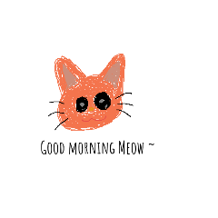 good morning meow - LINE スタンプ | LINE STORE