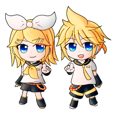 KAGAMINE RIN KAGAMINE LEN – LINE stickers | LINE STORE