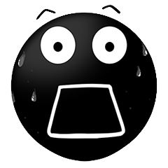 Black BOO 01 – LINE stickers | LINE STORE
