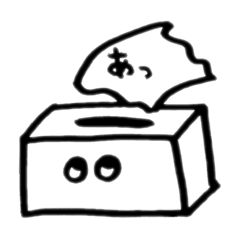 Mr.tissue paper – LINE stickers | LINE STORE