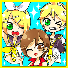 MEIKO＆鏡音リン＆鏡音レン！ - LINE スタンプ | LINE STORE