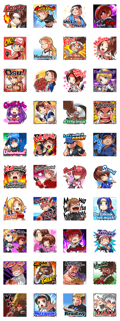 KOF Chibi Characters (Orochi Saga) • Rumors City