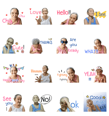 【スタンプ無料GET!】 Grandmother JP Ver. Eng｜ Stampick! （スタンピック）