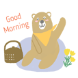 Lovely snowy bear – LINE stickers | LINE STORE
