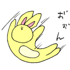 crazy rabbit stamp – LINE stickers | LINE STORE