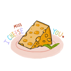 I cheese you - Stiker LINE | LINE STORE