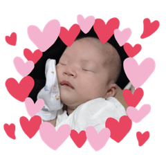 HuG baby - Stiker LINE | LINE STORE