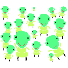 bald alien – Stickers LINE | LINE STORE