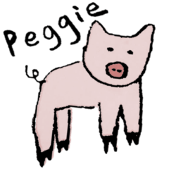 Peggie Pig - LINE スタンプ | LINE STORE