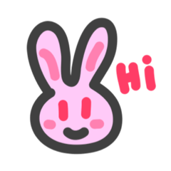 Hi Rabbit (En) - Stiker LINE | LINE STORE