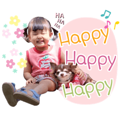 Anna is Happy 1 – LINE stickers | LINE STORE