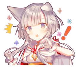 kemonomimi koharu sticker | Yabe-LINE貼圖代購 | 台灣No.1，最便宜高效率的代購網