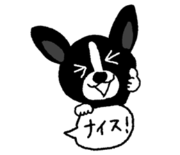 Black-and-White Terrier | Yabe-LINE貼圖代購 | 台灣No.1，最便宜高效率的代購網