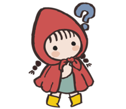 Cute red hat girl | Yabe-LINE貼圖代購 | 台灣No.1，最便宜高效率的代購網