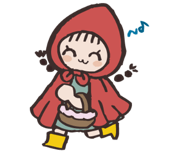 Cute red hat girl | Yabe-LINE貼圖代購 | 台灣No.1，最便宜高效率的代購網