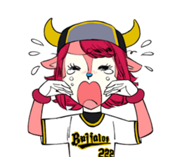 ORIX Buffaloes(Buffalo Bull & Bell no.2) | Yabe-LINE貼圖代購 | 台灣No.1，最便宜高效 ...