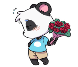 Ruu & Yuu: Panda Bear Couple | Yabe-LINE貼圖代購 | 台灣No.1，最便宜高效率的代購網