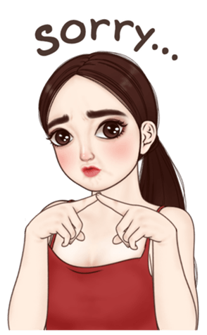 Sexy wife! (Big sticker Eng) | Yabe-LINE貼圖代購 | 台灣No.1，最便宜高效率的代購網