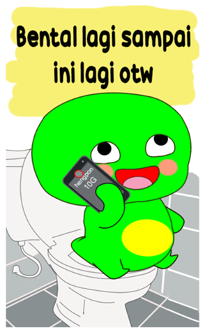 Dino Cadel Super ngeselin "Jumbo" | Yabe-LINE貼圖代購 | 台灣No.1，最便宜高效率的代購網