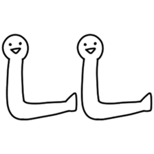 character Chocho body language (Korean) | Yabe-LINE貼圖代購 | 台灣No.1，最便宜高效率的代購網