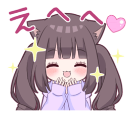 Yandere Friend (Menhera cat Ver.) | Yabe-LINE貼圖代購 | 台灣No.1，最便宜高效率的代購網