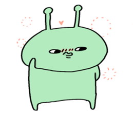 Tiny Bossy Alien 3 | Yabe-LINE貼圖代購 | 台灣No.1，最便宜高效率的代購網