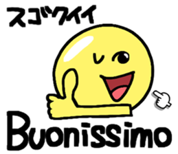 (Italian) the best smiling face. | Yabe-LINE貼圖代購 | 台灣No.1，最便宜高效率的代購網