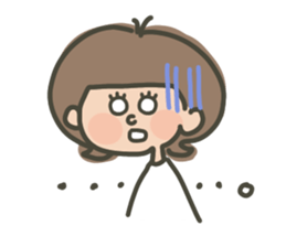 GANBARE watashi kyoumo kawaii sticker | Yabe-LINE貼圖代購 | 台灣No.1，最便宜高效率的代購網