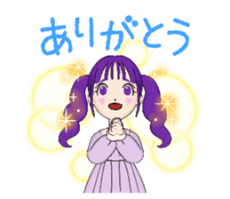 Purple Fairy Ruru-chan | Yabe-LINE貼圖代購 | 台灣No.1，最便宜高效率的代購網