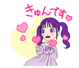 Purple Fairy Ruru-chan | Yabe-LINE貼圖代購 | 台灣No.1，最便宜高效率的代購網