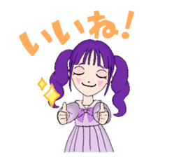 Purple Fairy Ruru-chan | Yabe-LINE貼圖代購 | 台灣No.1，最便宜高效率的代購網