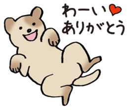 狗 kawaii wanco 3 (日語) | Yabe-LINE貼圖代購 | 台灣No.1，最便宜高效率的代購網