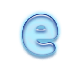 Roman lowercase glass letters blue stamp | Yabe-LINE貼圖代購 | 台灣No.1，最便宜高效 ...