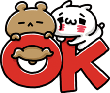 NYANKO&KUMA -Cold season ver. | Yabe-LINE貼圖代購 | 台灣No.1，最便宜高效率的代購網