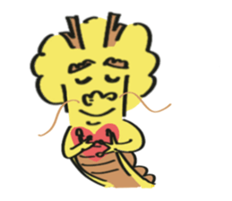 Yellow dragon Sticker vol1 | Yabe-LINE貼圖代購 | 台灣No.1，最便宜高效率的代購網