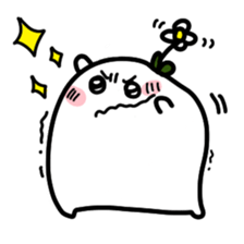 Hanamaru - the white one with flowers | Yabe-LINE貼圖代購 | 台灣No.1，最便宜高效率的代購網