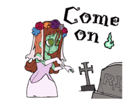 Animation Undead Bride | Yabe-LINE貼圖代購 | 台灣No.1，最便宜高效率的代購網