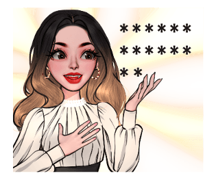 Facety Lady (MESSAGES) | Yabe-LINE貼圖代購 | 台灣No.1，最便宜高效率的代購網