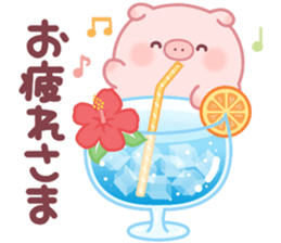 puni puni Pig POPUP summer | Yabe-LINE貼圖代購 | 台灣No.1，最便宜高效率的代購網
