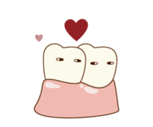 Animated! "Silent Tooth Character" | Yabe-LINE貼圖代購 | 台灣No.1，最便宜高效率的代購網