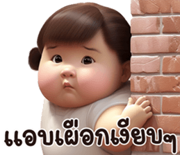 Little Chubby girl lovely! | Yabe-LINE貼圖代購 | 台灣No.1，最便宜高效率的代購網