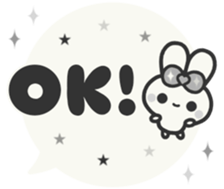 [P] PYON PYON RABBIT 29 [MONOCHROME] | Yabe-LINE貼圖代購 | 台灣No.1，最便宜高效率的代購網