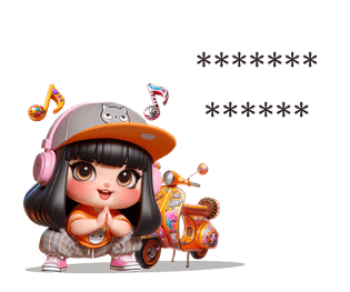 Message Stickers: Milli cute girl | Yabe-LINE貼圖代購 | 台灣No.1，最便宜高效率的代購網